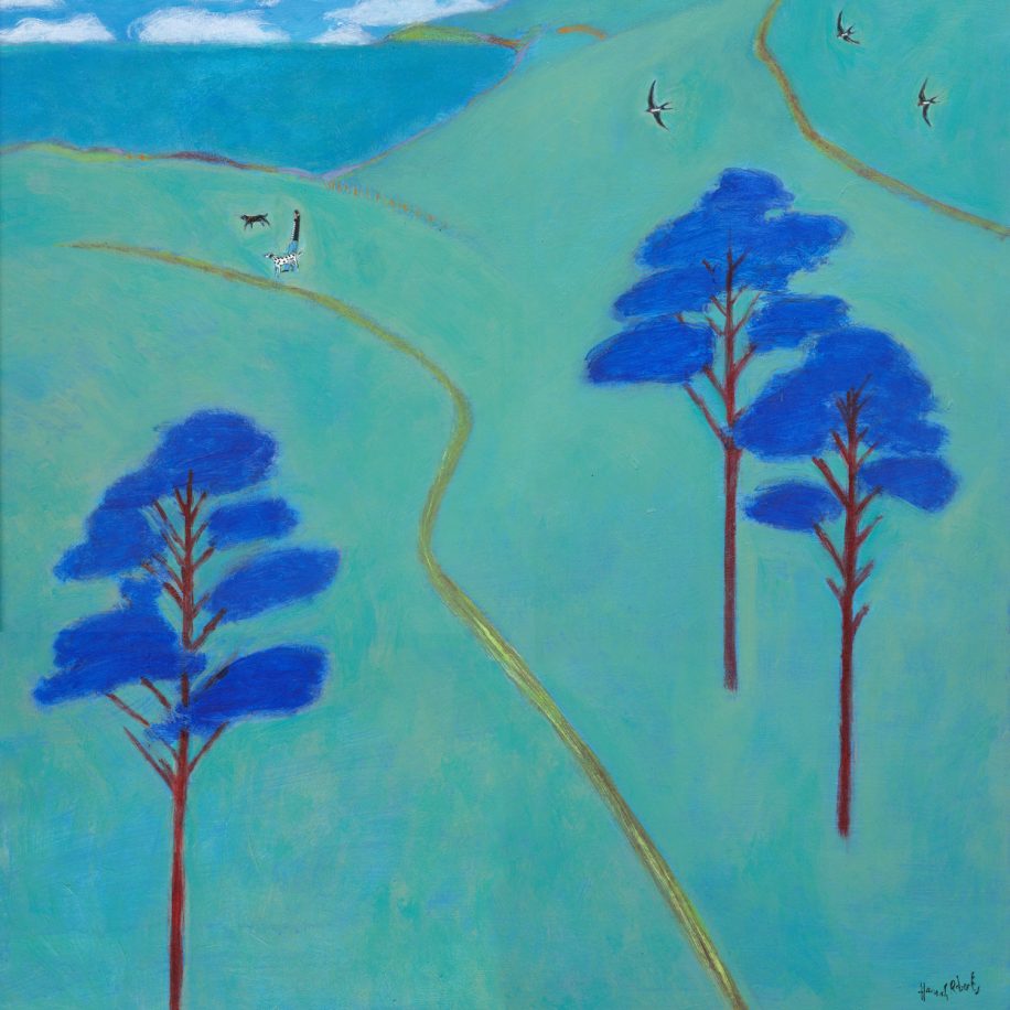 3567C Spring Dog Walk – Hannah Roberts – Churchgate Gallery